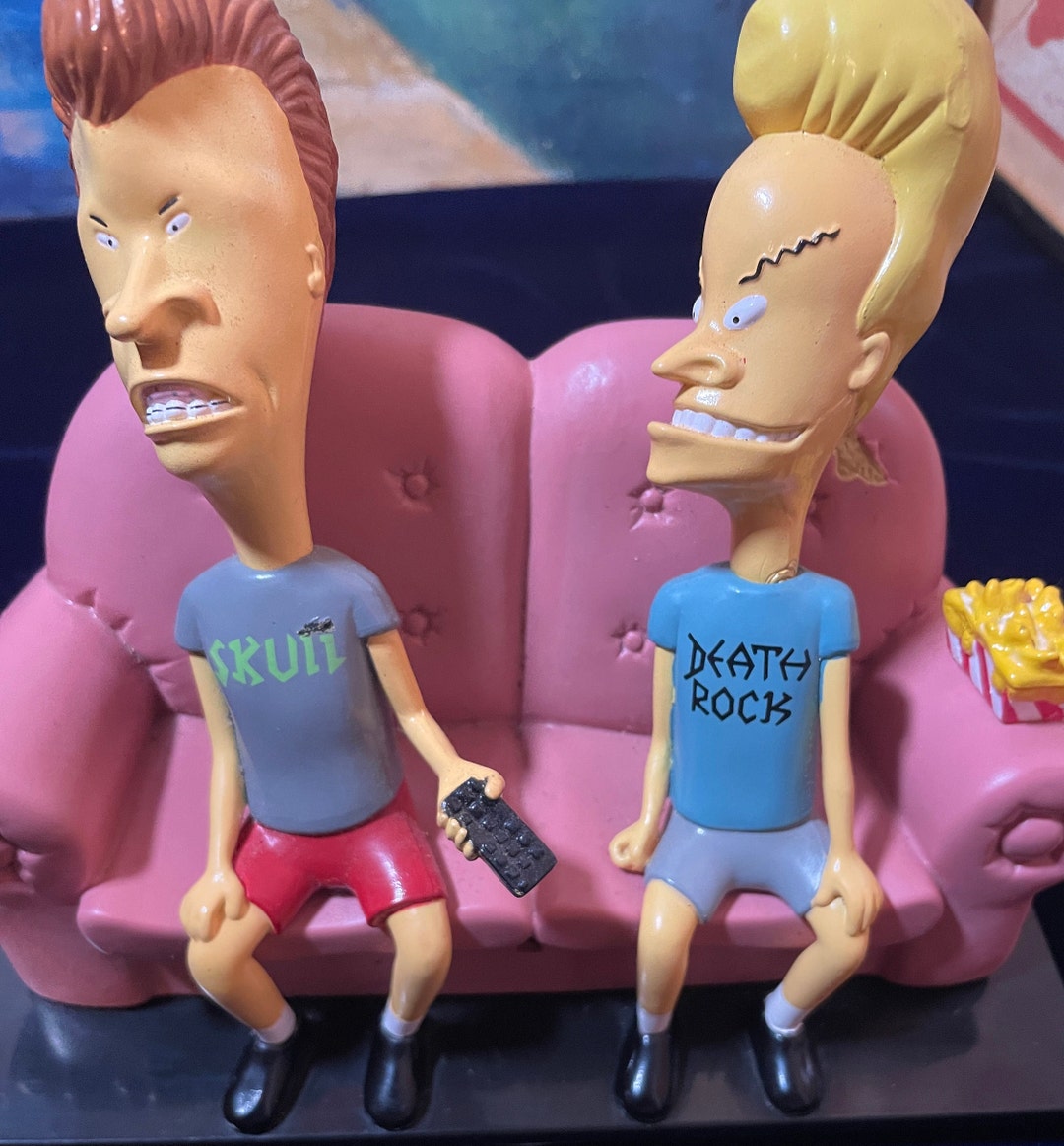 1995 Beavis and Butthead Talking Figurines on a Sofa - Etsy
