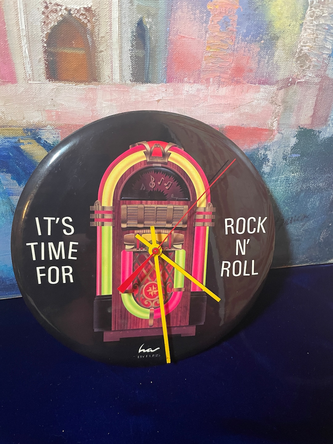 Vintage Its Time to Rock and Roll Wall Clock - Etsy