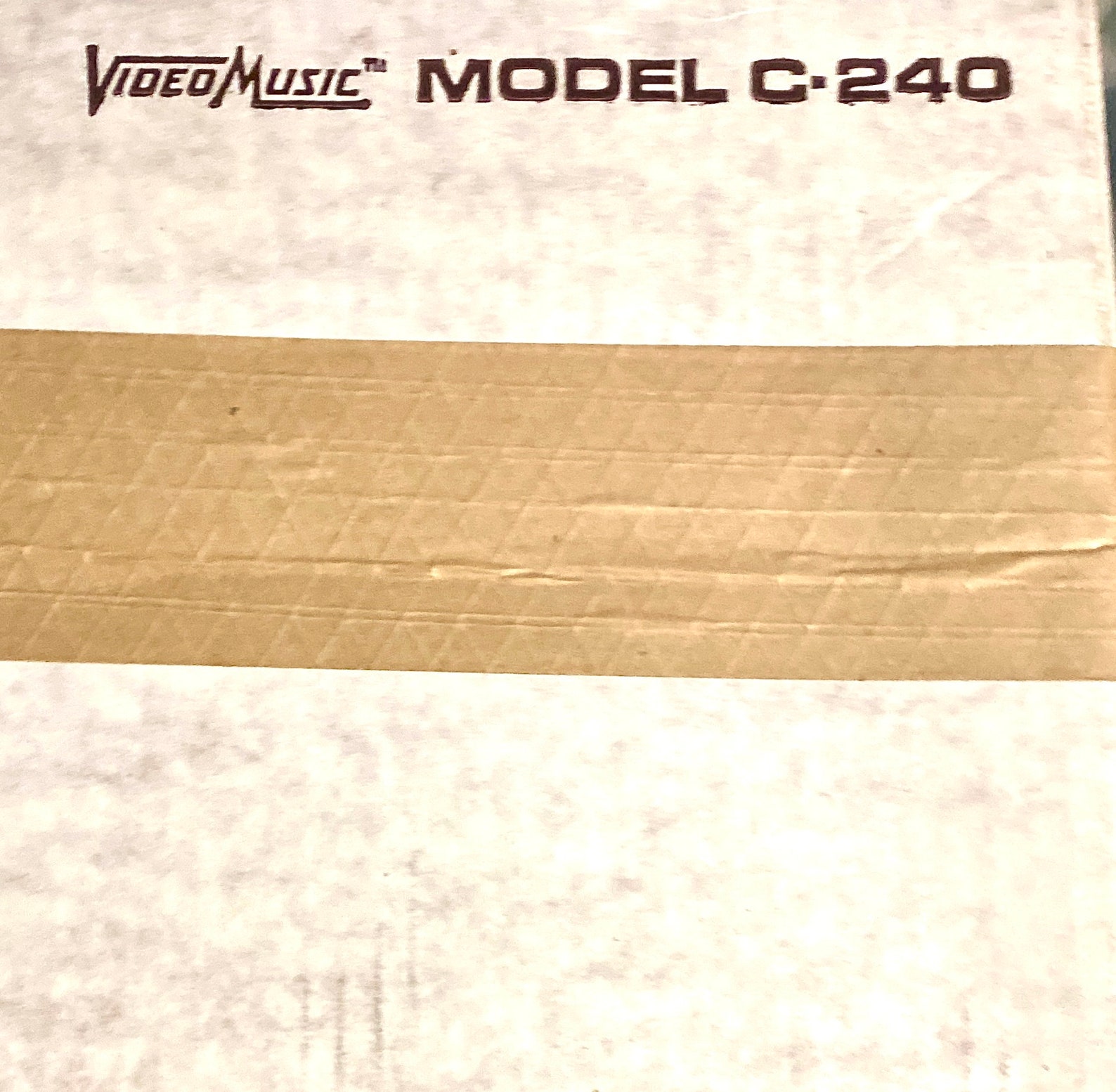 Rare 1970's Vintage Atari Video Music C240 Electronic Music Visualizer ...