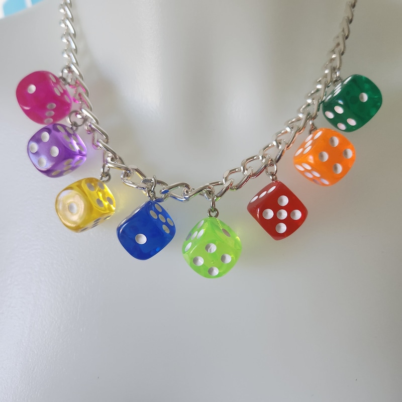 Dice Necklace - Etsy