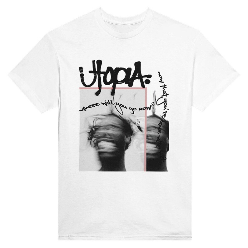 Utopia Print Aesthetic T-shirt TRAVIS SCOTT Trendy Concert Merch utopia ...
