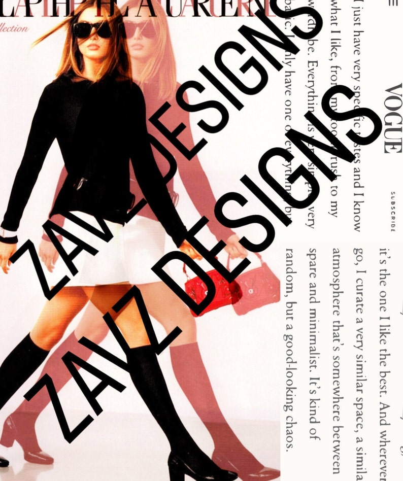 90's Supermodel Poster Art Print - PRINTED POSTER - Trendy College ...