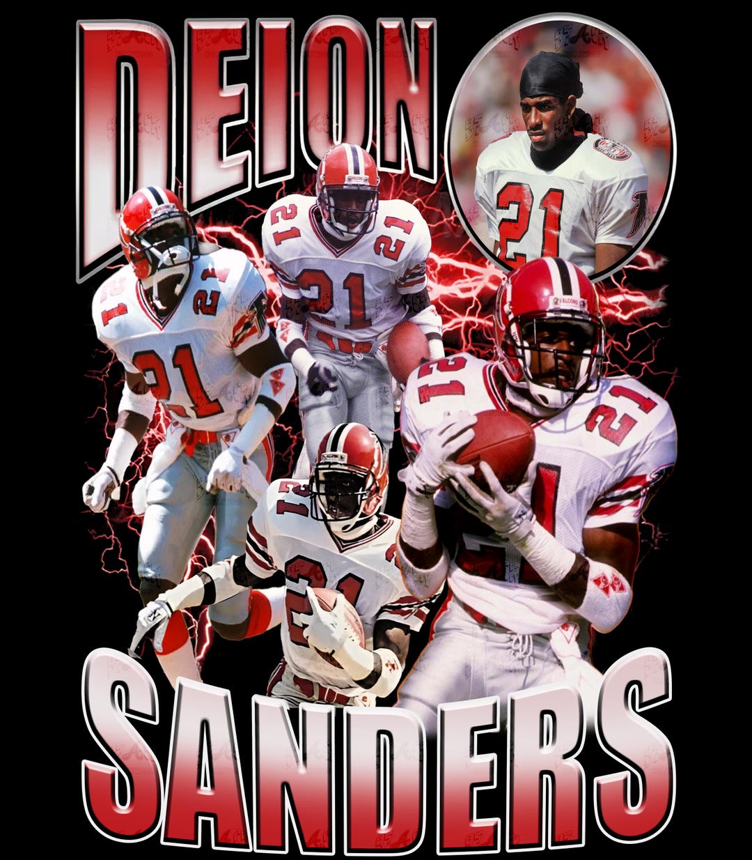 Deion Sanders Falcons Png Digital File - Etsy
