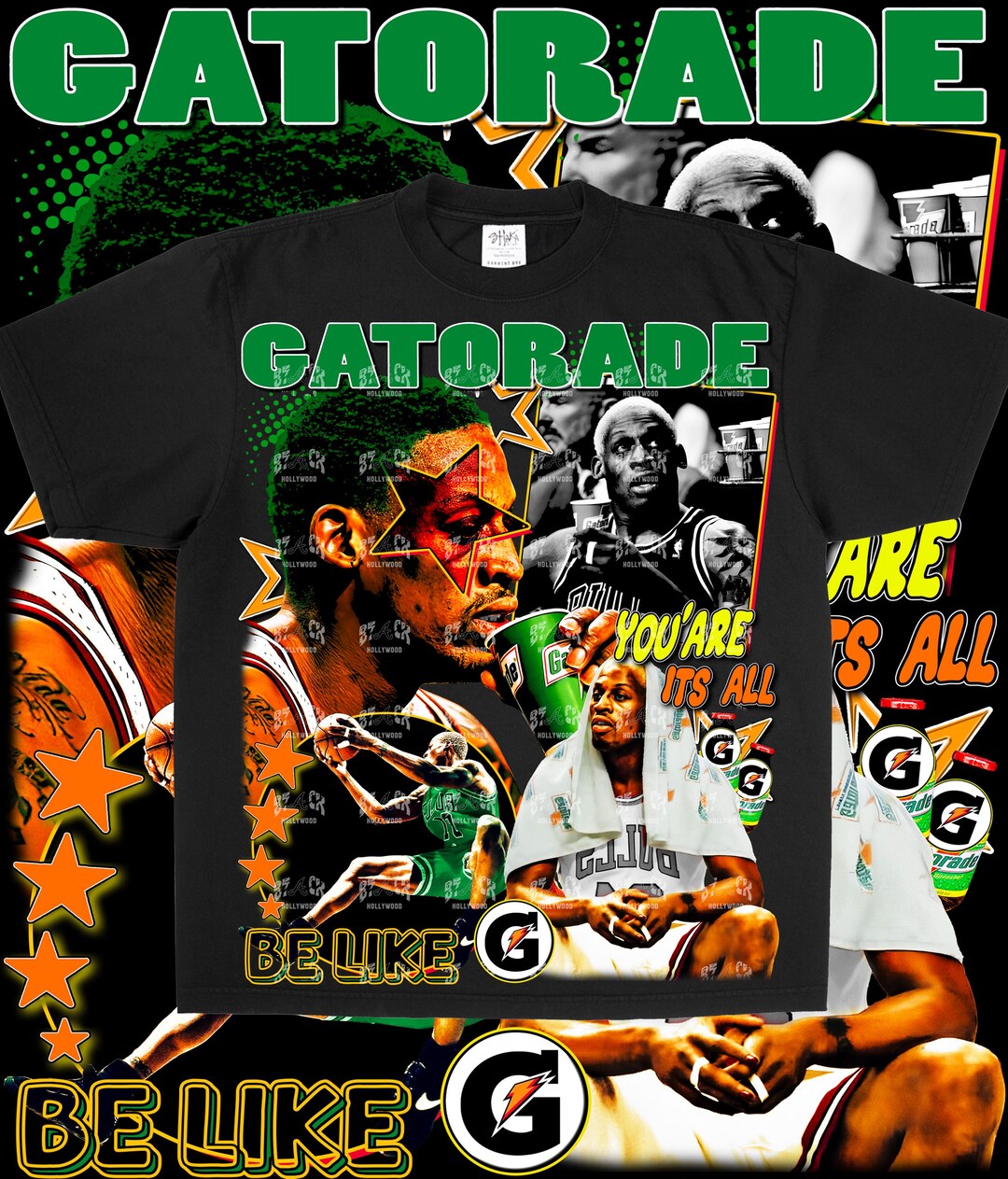 Dennis Rodman Graphic Tee Limited Edition - Etsy