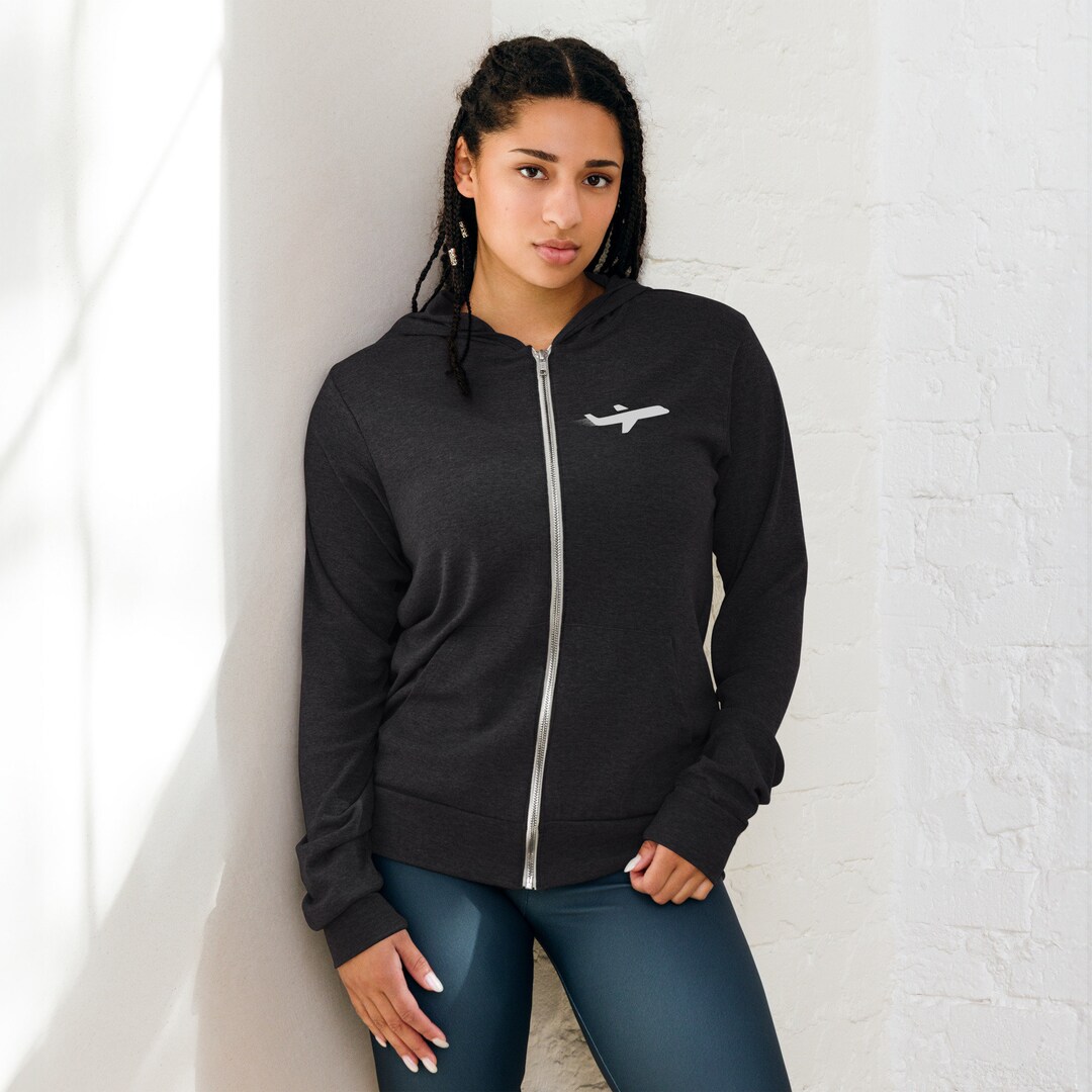 Pilot Logo Zip Hoodie Jacket Gift for Pilot Aviation Hoodie Aviation ...