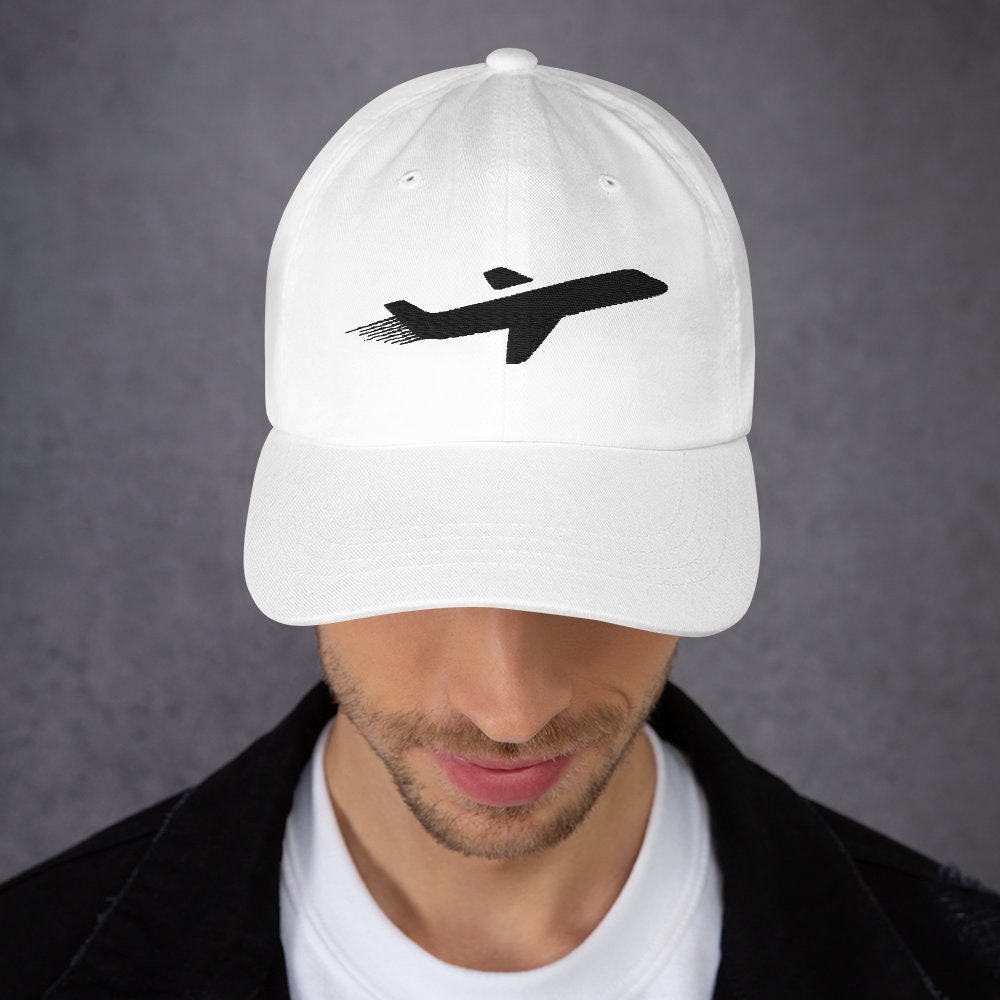 Plane Logo Embroidered Hat for Pilots and Aviation Enthusiasts One-size ...