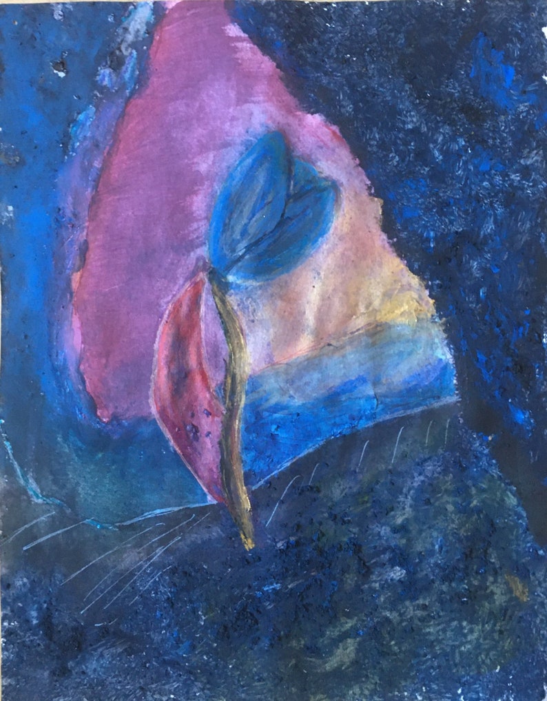 Art Print of blue is the Color of Hope by Kay - Etsy