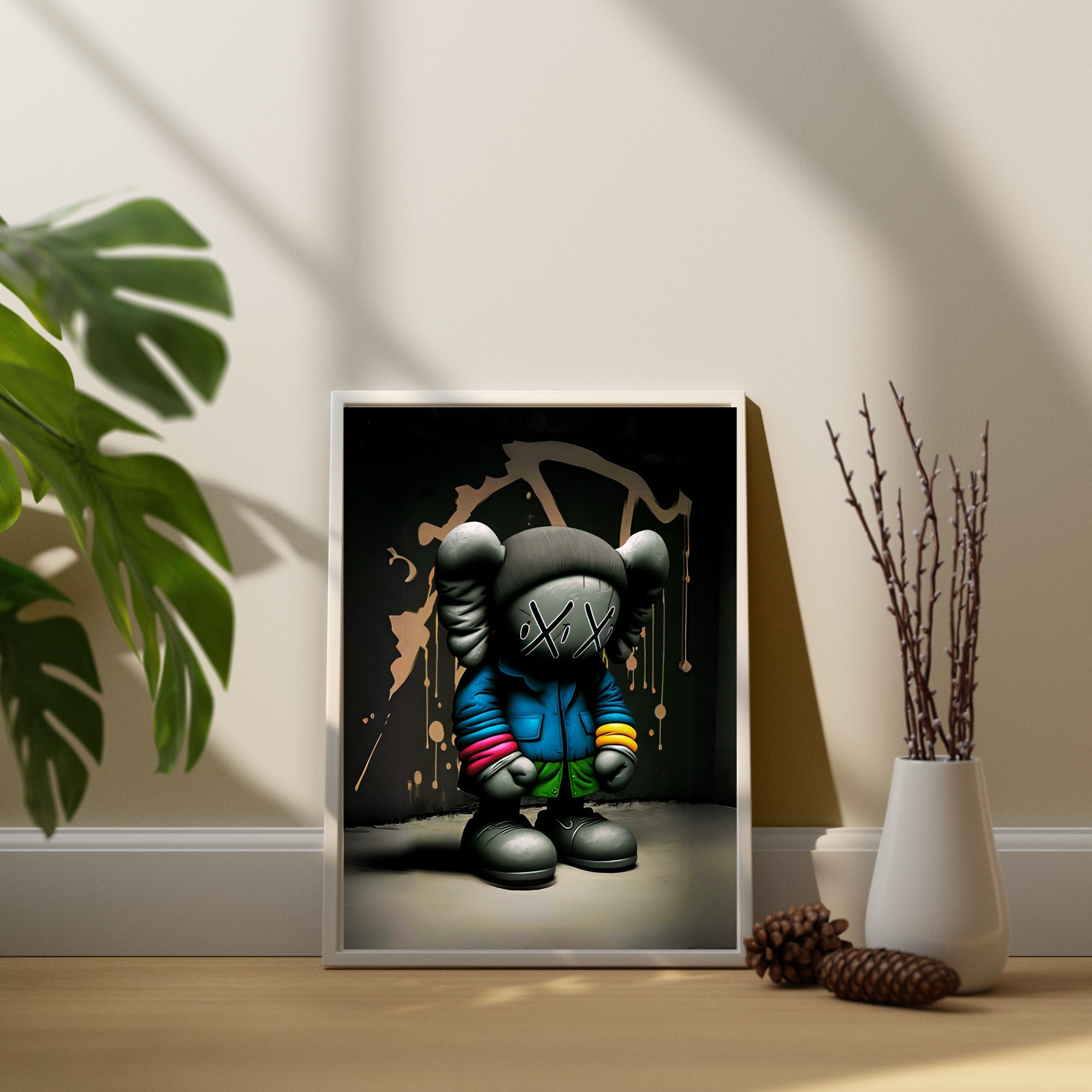 Kaws Kaws Poster Funky Art Hypebeast Poster Kaw Poster - Etsy