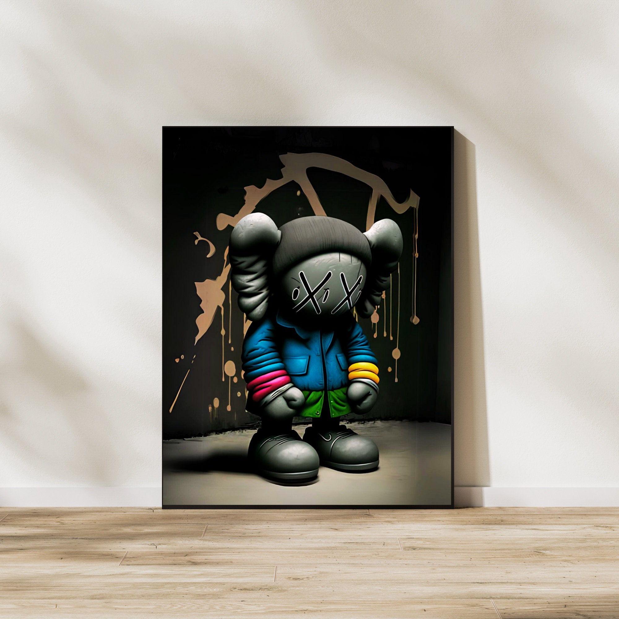 Kaws Kaws Poster Funky Art Hypebeast Poster Kaw Poster - Etsy