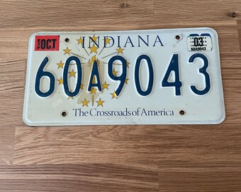 Vintage Indiana License Plate Vintage Plate, Old License Plate ...