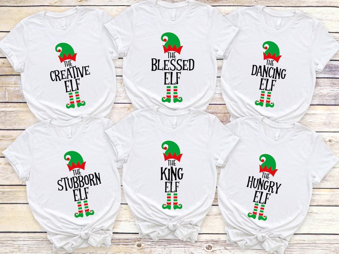 2755-custom the Elf Shirt Custom Elf Shirt Christmas Family - Etsy