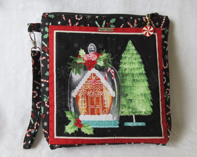 Quilted,med. Size, Christmas, Wrist Strap, All Purpose,small Projects ...
