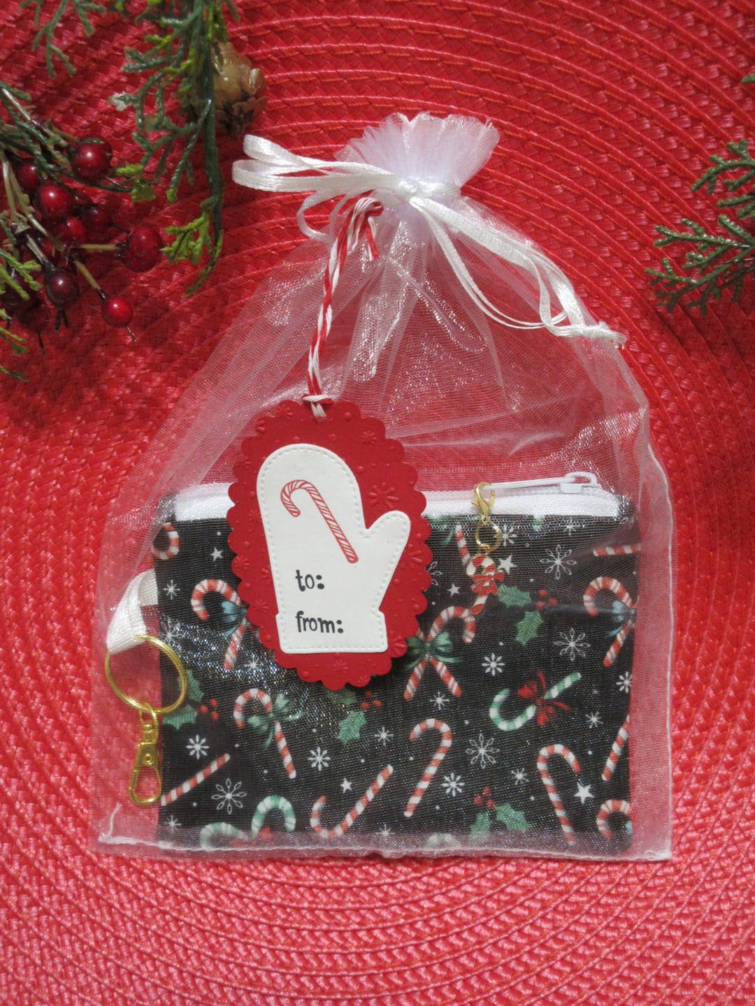 Coin Purse Gift Set, Comes in Organza Bag With Handmade Gift Tag, Has ...