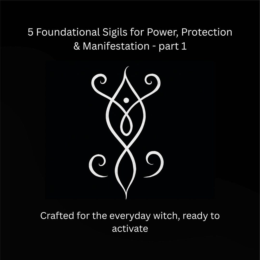 5 Foundational Sigils for Power, Protection & Manifestation - Etsy