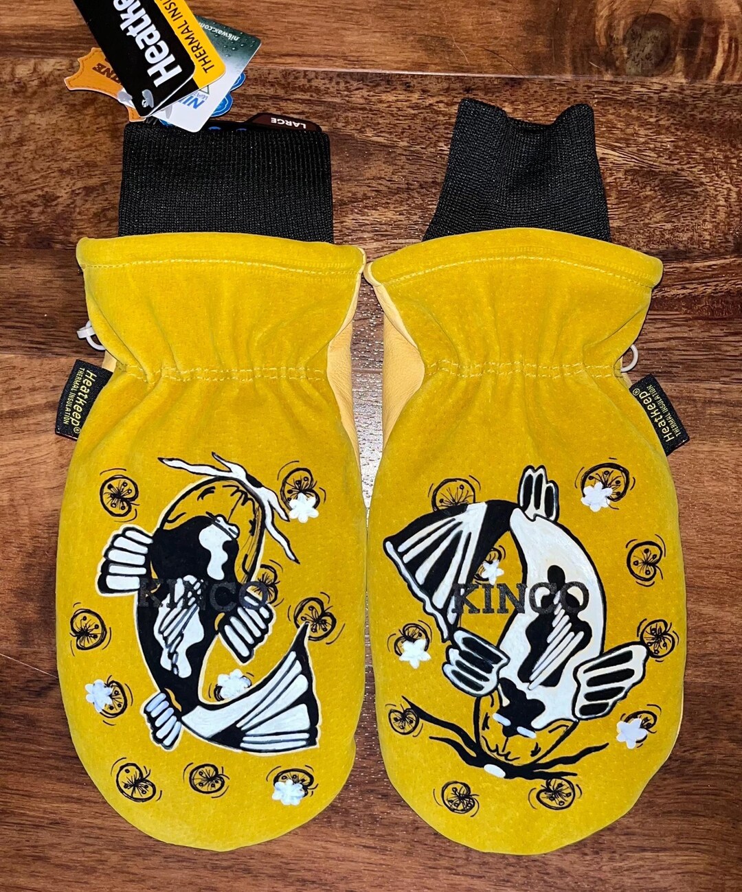 Koi Fish Kinco Gloves by Kathryn - Etsy