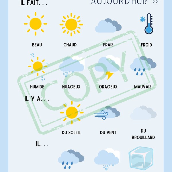 French Classroom - Etsy