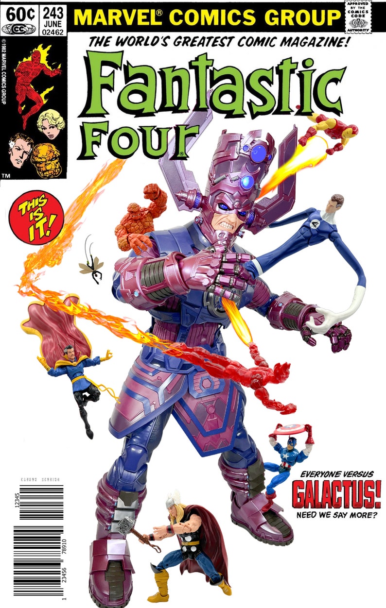 Marvel Heroes Vs Galactus! - Etsy