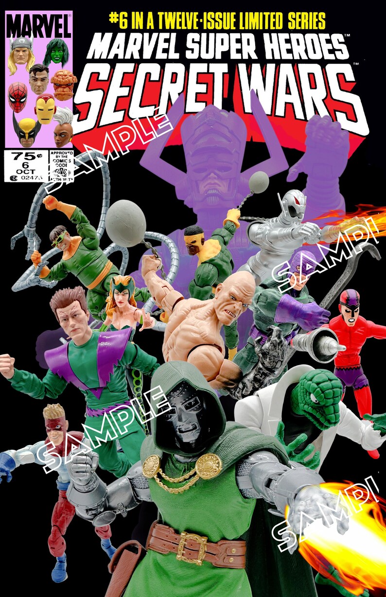 Secret Wars Issue 6 Cover - Etsy