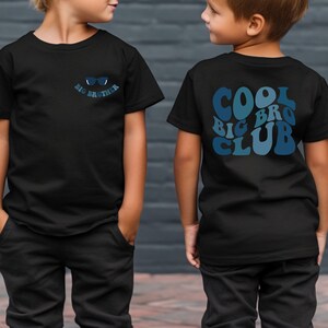 Cool Big Bro Club Shirt, Cute Sibling Toddler Shirt, Promoted to Big ...