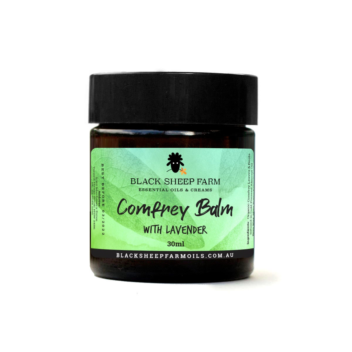 Comfrey Balm From Organic Comfrey Leaves & Roots for Muscles, Bones ...