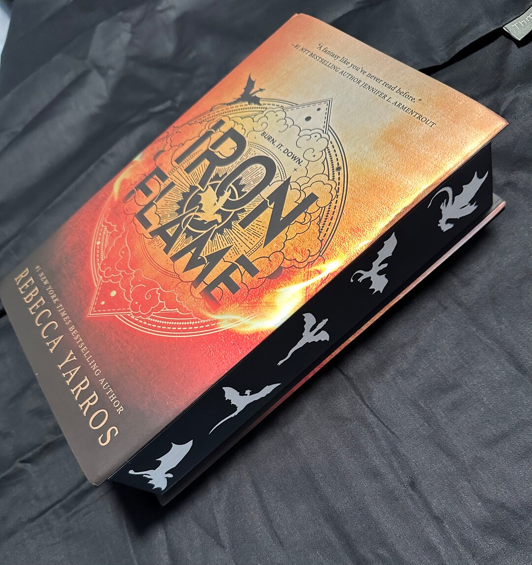 Iron Flame Sprayed Edges Book - Etsy
