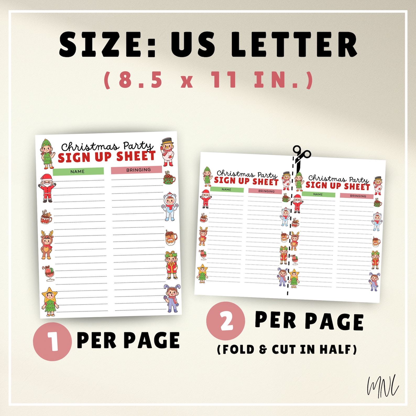 Christmas Sign up Sheet for Christmas Party for Kids Christmas Dinner ...