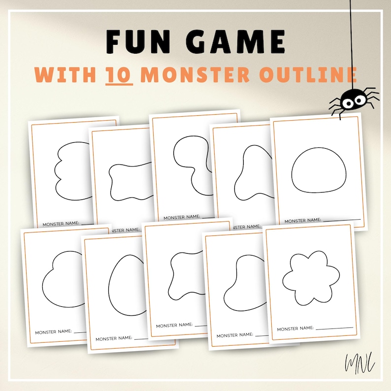 Halloween Dice Game Roll A Monster Game, Monster Dice Game, Halloween ...