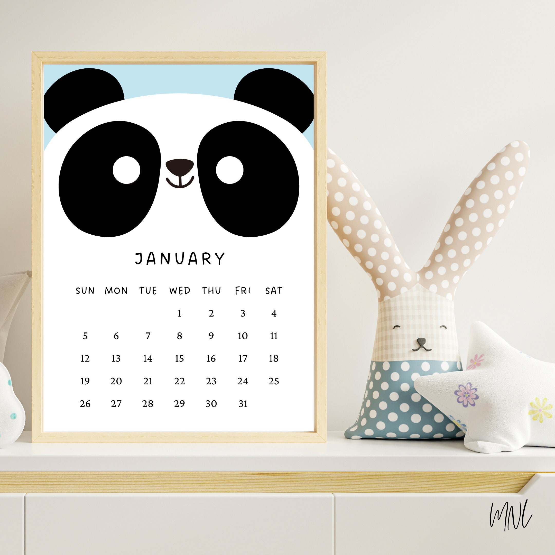 Printable Calendar 2025 for Kids Calendar 2025 Calendar Cute Calendar ...