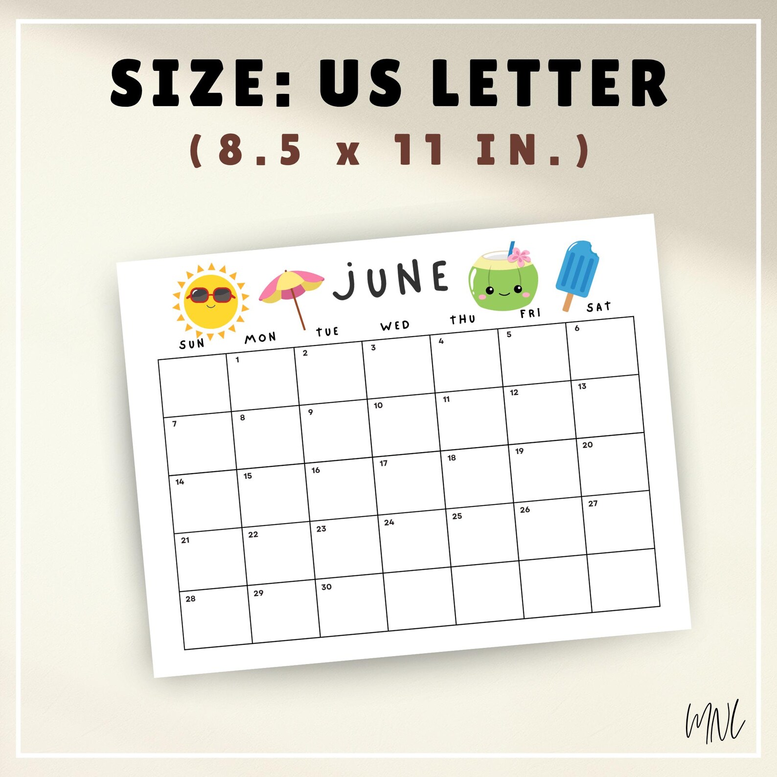 Printable Calendar 2026 for Kids Calendar 2026 Calendar Cute Calendar ...