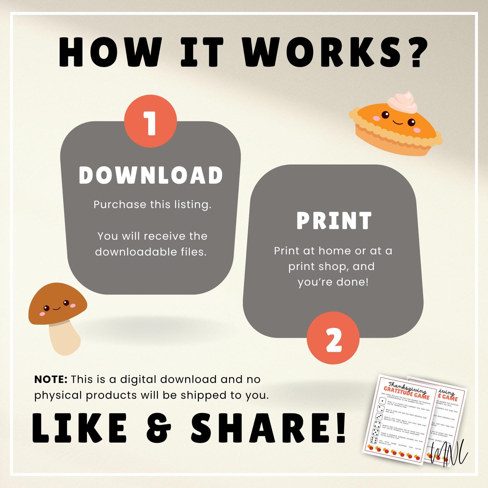 Gratitude Game Thanksgiving Game, Thanksgiving Party Gratitude Dice ...