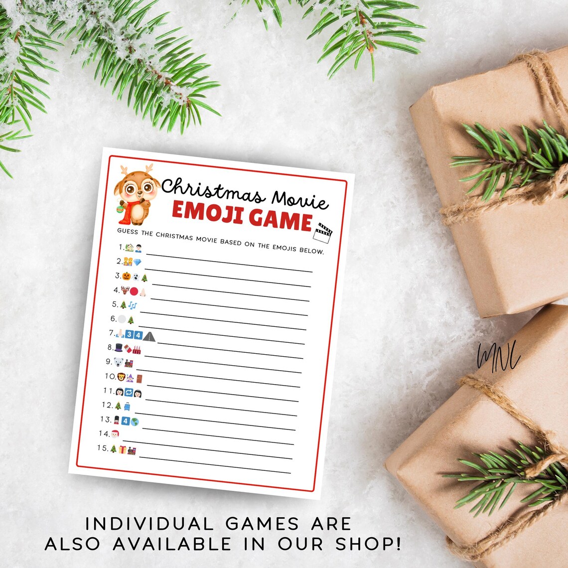 Christmas Game Bundle for Christmas Party Games, Christmas Games ...