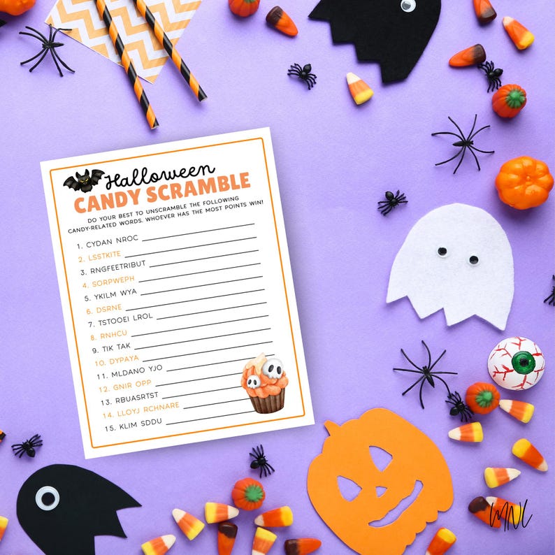 Halloween Games for Halloween Party Game Printable Game Bundle ...