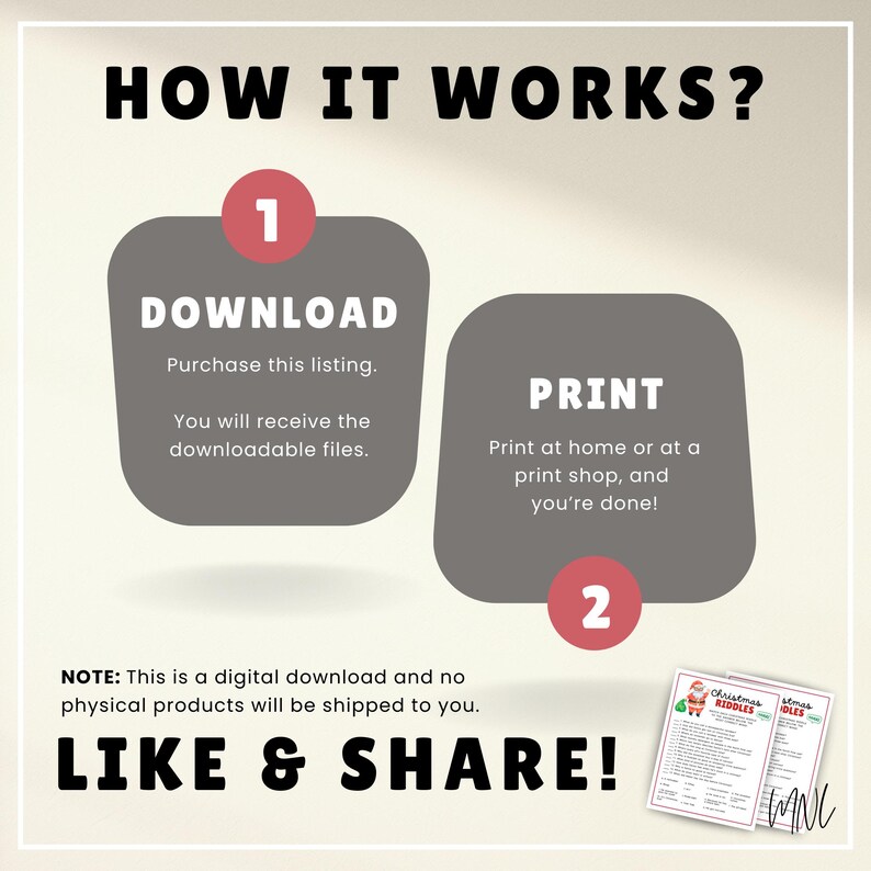 Christmas Riddles for Christmas Party Game Printable Christmas Games ...