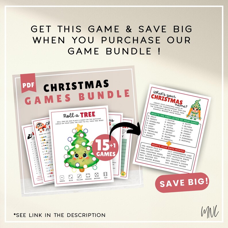 Christmas Name Game With Name Tag, What’s Your Elf Name Game Printable ...