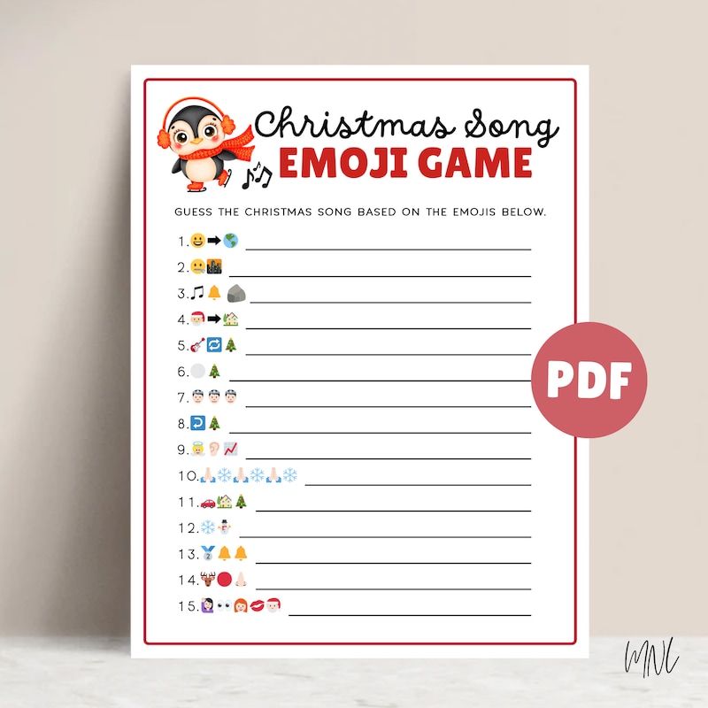 Emoji Christmas Songs - Etsy