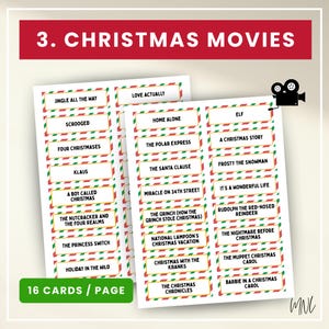 Christmas Charades for Christmas Party Game Printable Christmas Game ...
