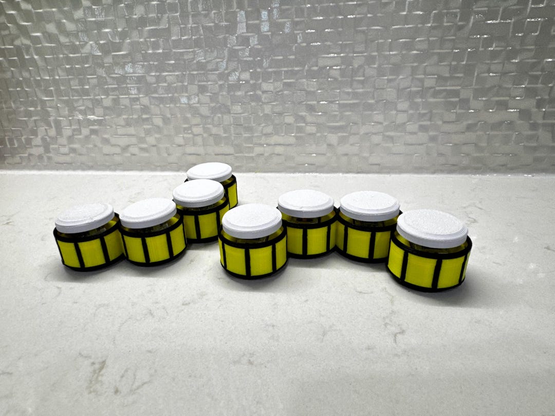 Mini Fidget Drum Set | 3D Printed Clicky Drum Toy W/ Mechanical ...