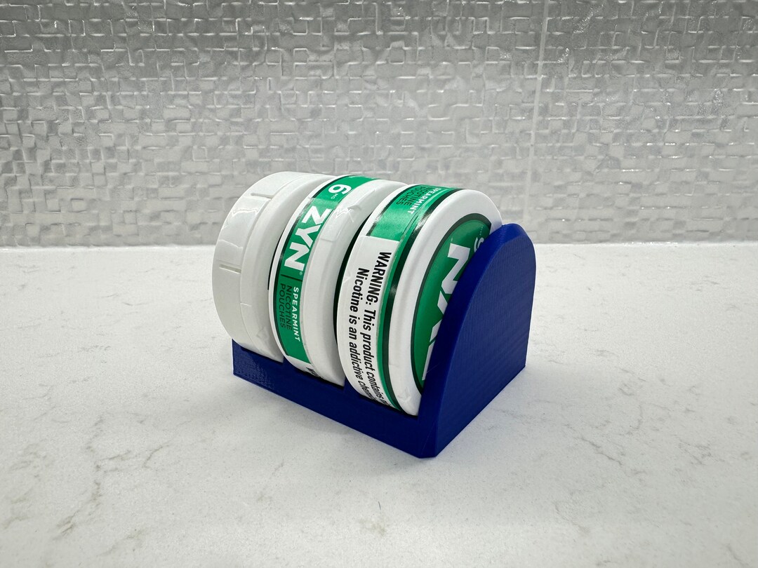 Desktop/countertop Zyn Can Holder Holds 3 Zyn Cans, 6 Colors to Chose ...