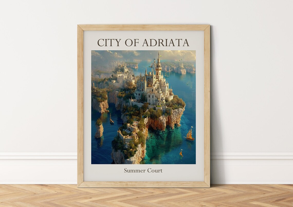 All 7 Prythian Courts Prints, Acotar Sarah J Maas Wall Art Booktok ...