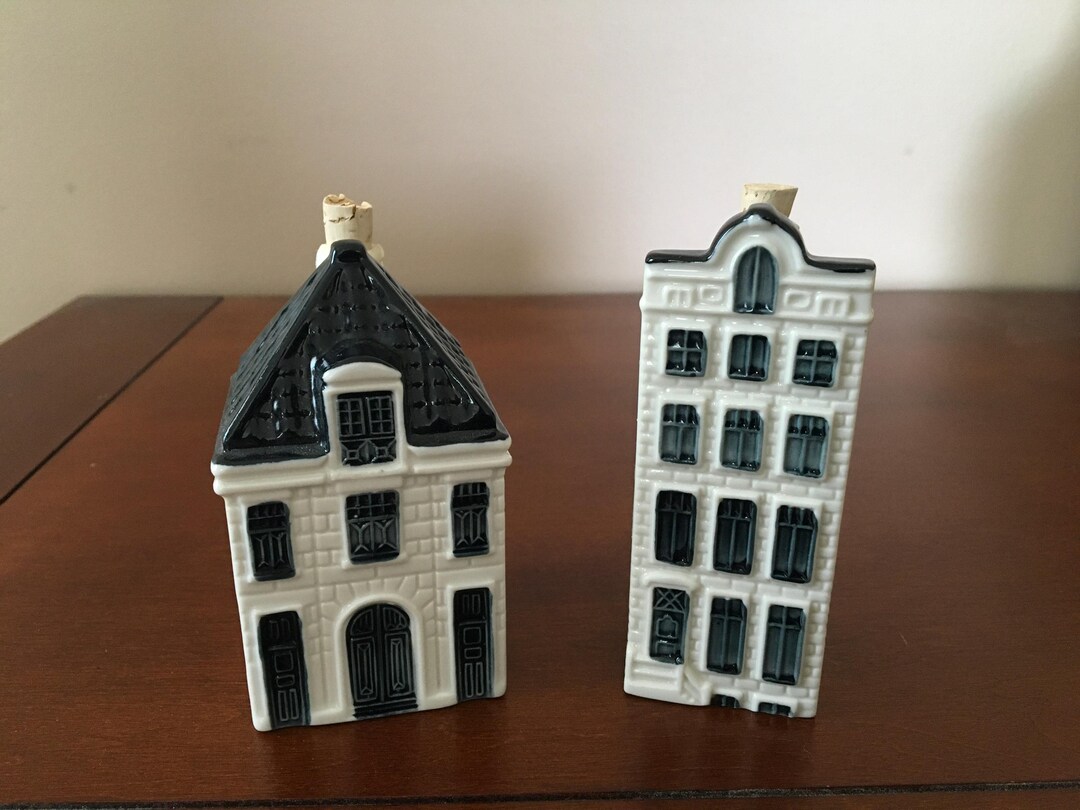 KLM Canal House Delft Blue Ceramic House Holland Souvenir Collectible ...