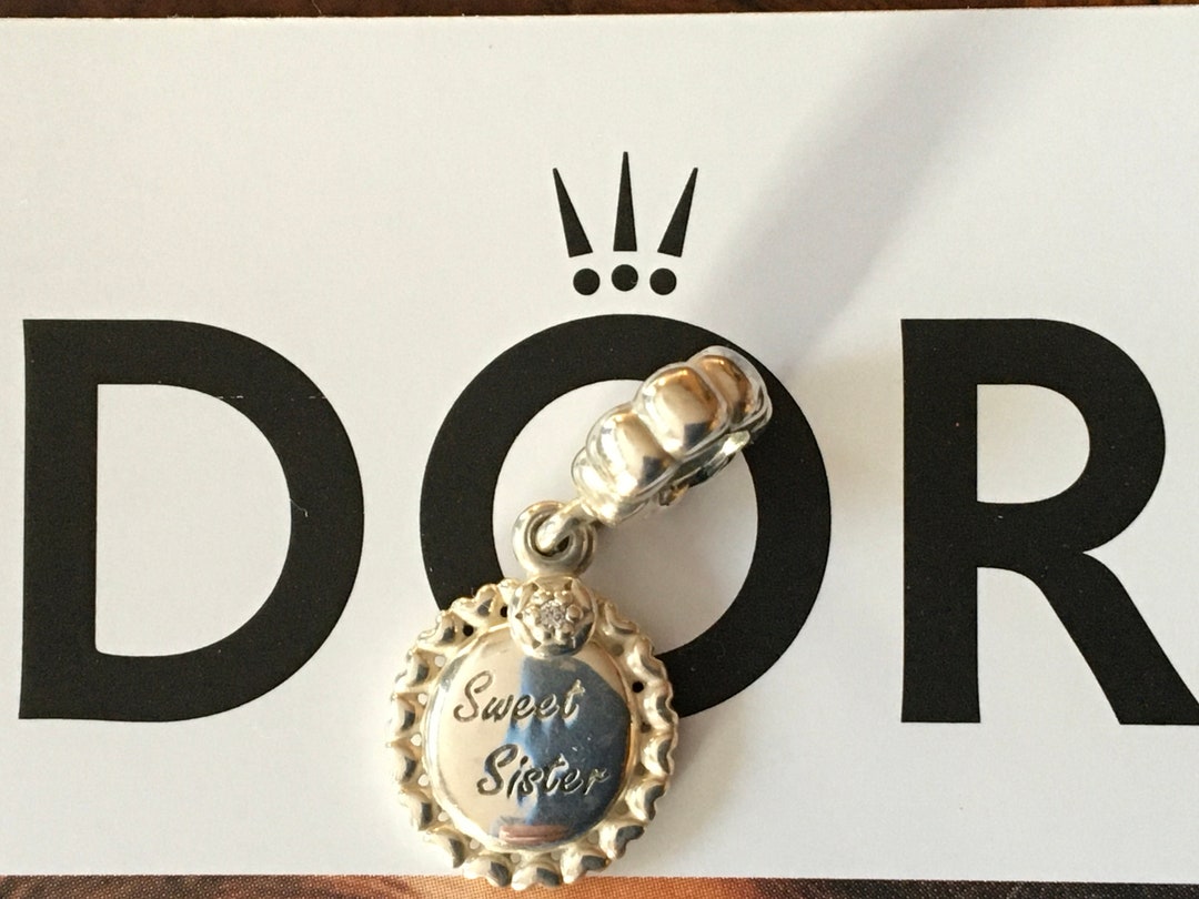 Authentic Pandora Charm Pre-loved Pandora Sweet Sister Charm Sterling ...