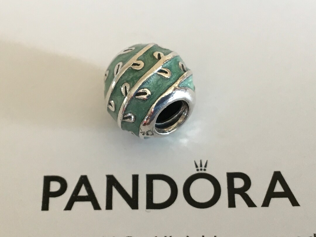 Authentic Pandora Charm Pre-loved Pandora Blue Vines Charm Sterling ...