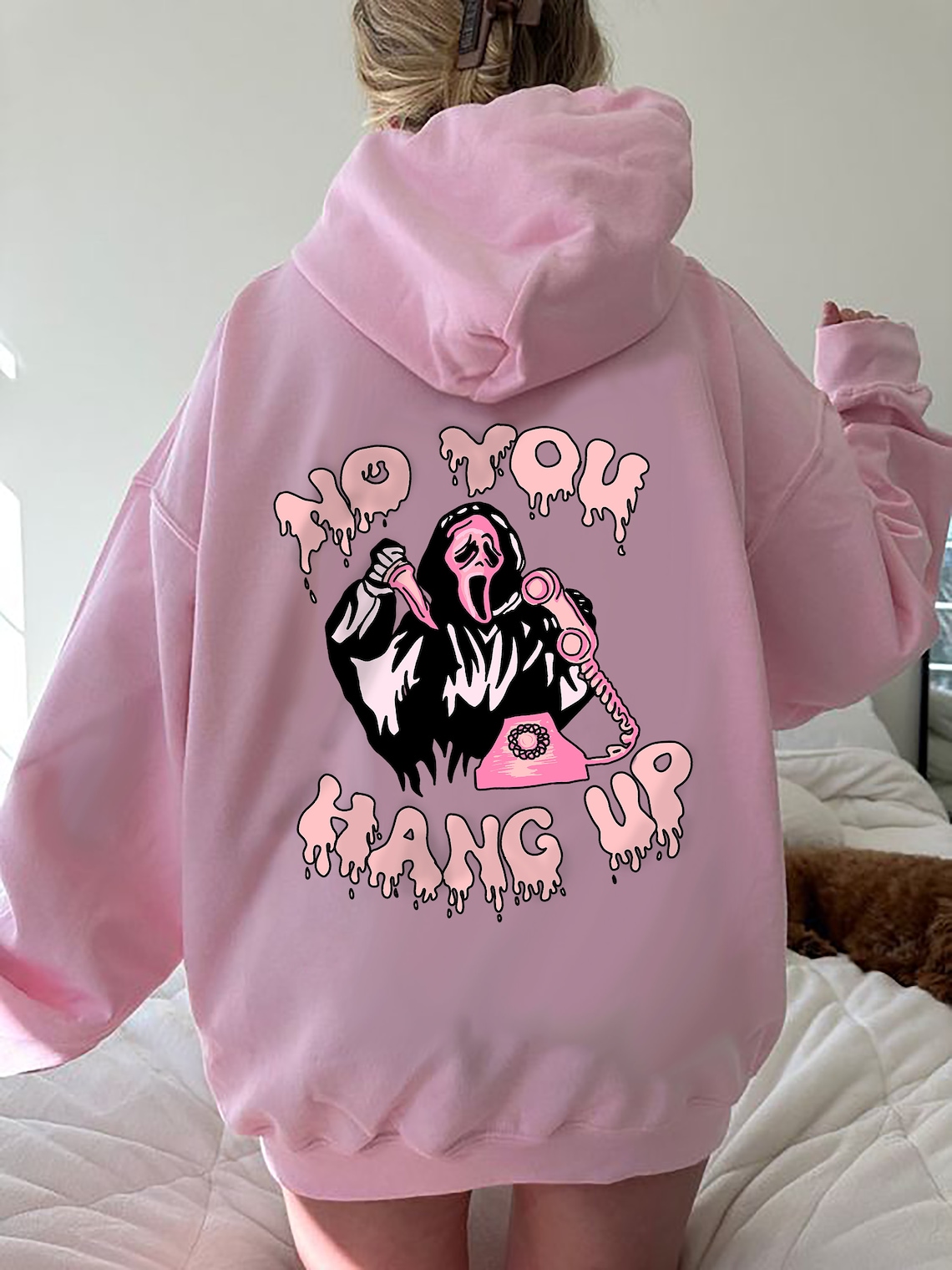 Ghostface Hoodie No You Hang up First Sweater Girly - Etsy