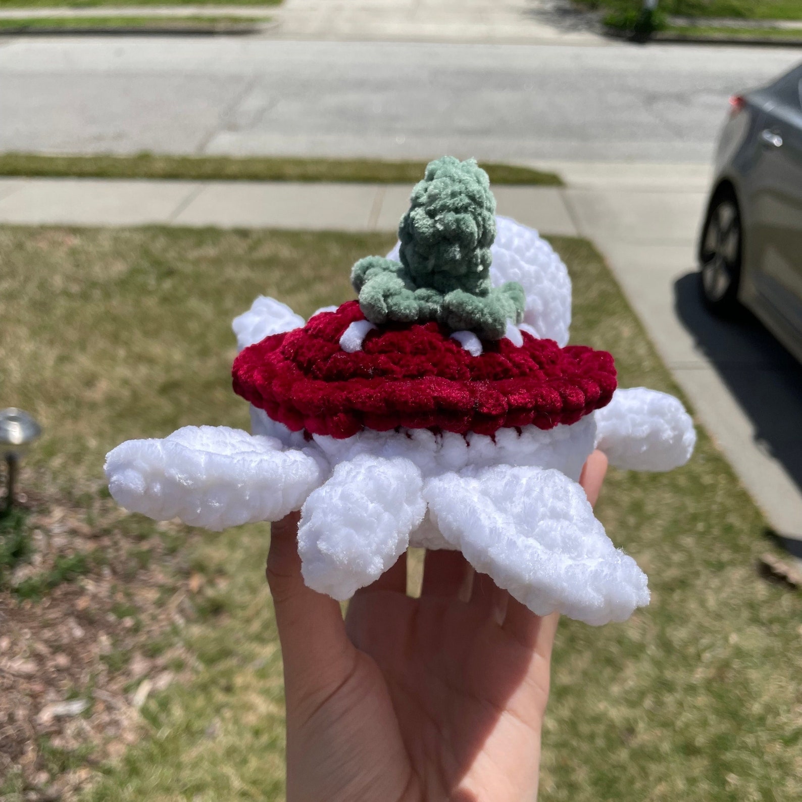 Mini Strawberry Turtle, Baby Shower Gift, Crochet Turtle, Stuffed ...