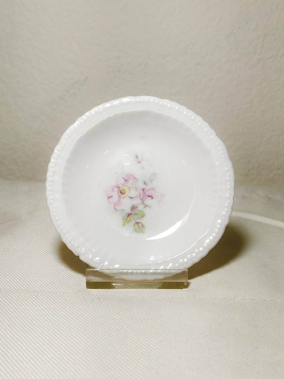 Antique Victoria Austria Hand-painted Saucer - Etsy