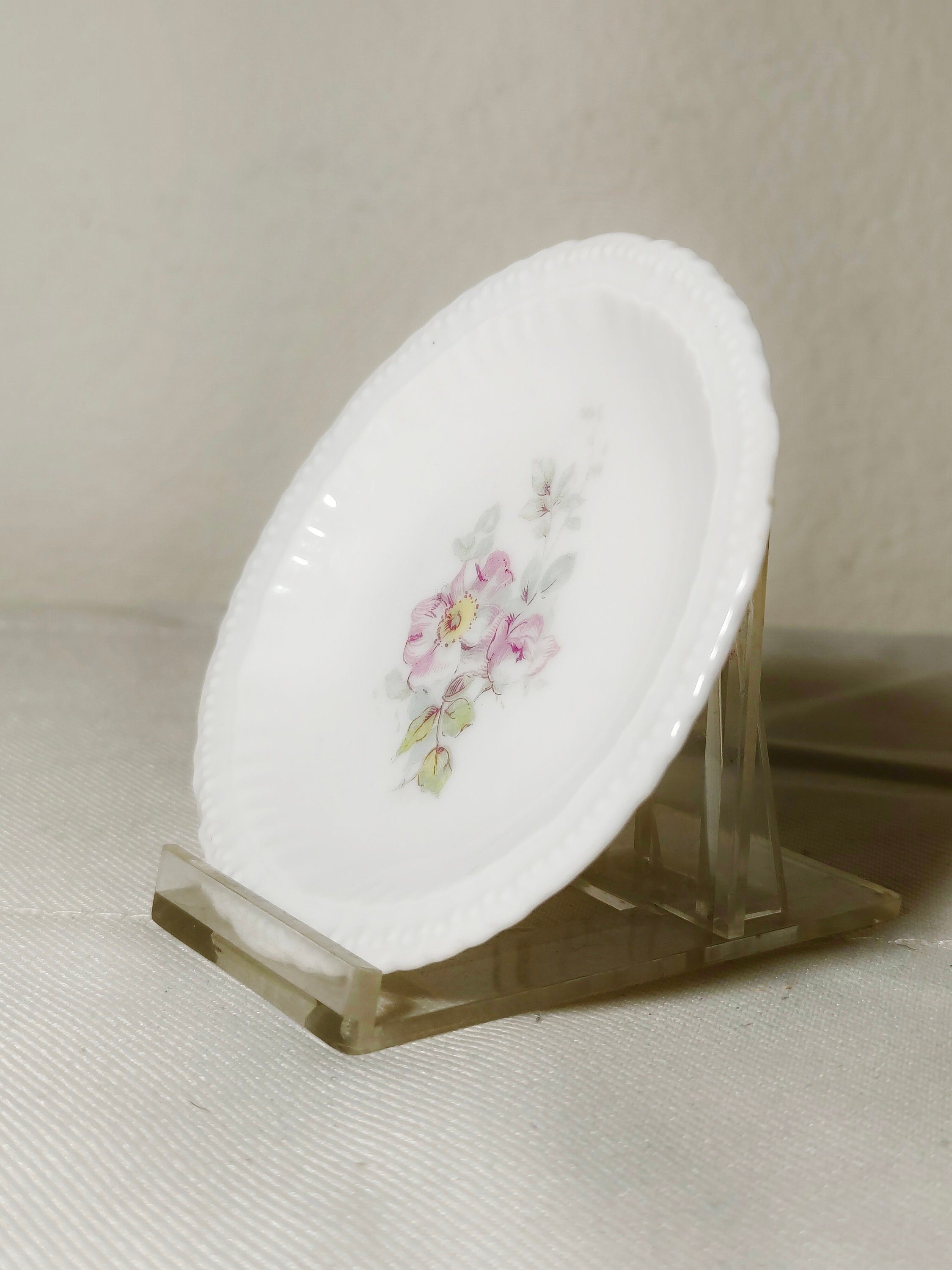 Antique Victoria Austria Hand-painted Saucer - Etsy