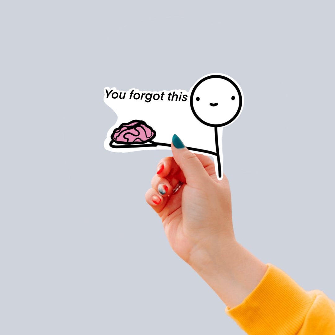 Dumb Sticker, Funny Sticker, Stick Figure Sticker, Meme Sticker - Etsy