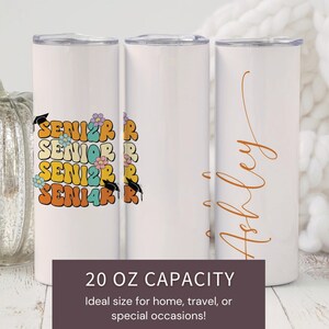 Senior Graduate Tumbler, Personalized Graduate Cup, Senior Graduation ...