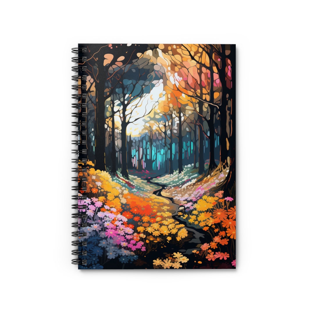 Pop Art Inspired Spiral Notebook Ruled Line Back to School - Etsy