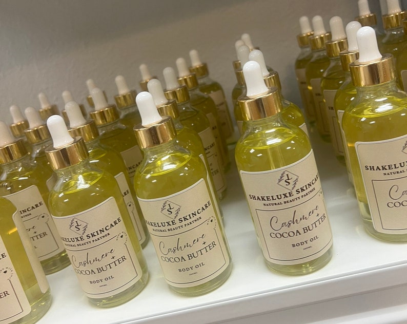 Cocoa Butter Body Oil - All Natural - Etsy